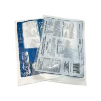 China Custom Printed Logo Hot Seal Bags Three Side Sealed Frozen Food Packaging Plastic Vacuum Bags Meat Packaging With Window for sale