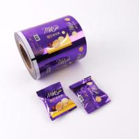 China Custom Printed Soft BOPP Lamination PE Film Roll Flexible Plastic Snacks And Food Packaging For Cookies Candies for sale