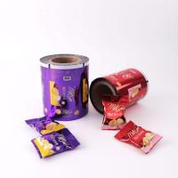 China Custom Printed Soft BOPP Lamination PE Film Roll Flexible Plastic Snacks And Food Packaging For Cookies Candies for sale