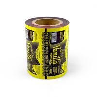 China Automatic Machine Rolls Sachet Packaging Roll Film Food Grade Plastic Pe Laminated Film Candy Biscuit Snack Sachet Film Roll for sale