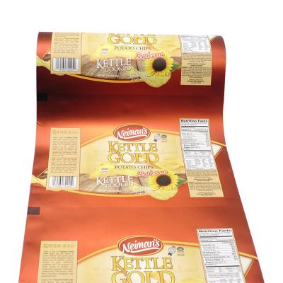 China Laminated BOPP/VMCPP Food Grade Plastic Pouch Film Roll For Packing Machine for sale