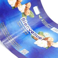 China Hot Sale Custom Printed Laminated Food Grade Plastic Roll Film Flexible Packaging For Soap Wrapping for sale