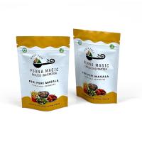 China Custom Printed Stand-Up Ziplock Pouch For Food Packaging For Snack Candy Powder Nuts Dry Spice Powders Sugar for sale
