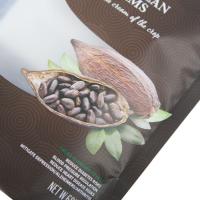 China Eco-Friendly Packaging For Coffee Beans Tea Food Snacks Kraft Paper Clear Stand-Up Resealable Zip Lock Custom Logo for sale