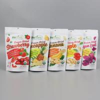China Customized Printed Resealable Zip Lock Plastic Aluminum Foil Snack Freeze Dried Fruit Doypack Stand Up Pouch Food Packaging Bags for sale