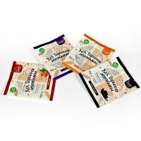 China Recyclable Custom Food Packaging Bag PET PE Laminated Plastic Three-Side Seal Bag Plastic Packaging Snack Bags for sale