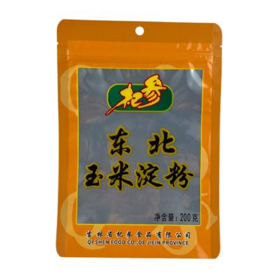 China Customized Transparent Side VMPET Moisture-Proof Durable Food Grade Zipper Bag Three-Sided Sealed Plastic Bag Hanging Pet Food for sale