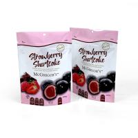 China Custom Printed Freeze Dried Fruit Bags Resealable Stand Up Three Side Seal Flat Pouch Dry Fruit Packaging Snack Bags for sale