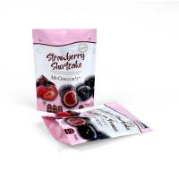 China Custom Printed Freeze Dried Fruit Bags Resealable Stand Up Three Side Seal Flat Pouch Dry Fruit Packaging Snack Bags for sale
