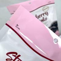 China Custom Printed Freeze Dried Fruit Bags Resealable Stand Up Three Side Seal Flat Pouch Dry Fruit Packaging Snack Bags for sale