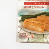 China PET/PE Zipper bag Vacuum pack resealable salmon packaging pouch for sale