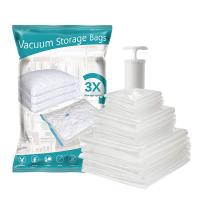 China Transparent PA PE Vacuum Seal Storage Bags For Clothes for sale