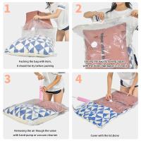 China Transparent PA PE Vacuum Seal Storage Bags For Clothes for sale