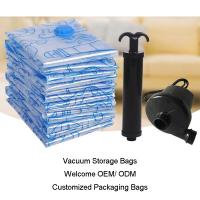 China 70 To 100 Microns Vacuum Seal Bags For Clothes With Pump For Mattress Foldable for sale