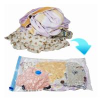 China Blue 80cmx100cm Travel Vacuum Suction Storage Bags for sale