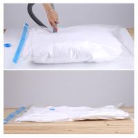China Blue 80cmx100cm Travel Vacuum Suction Storage Bags for sale