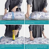 China 60x80cm 70 To 100 Microns Vacuum Suction Storage Bags for sale