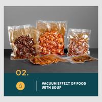 China Kitchen 0.1mm Vacuum Sealer Rolls , 0.09mm Food Saver Vacuum Sealer Bags Rolls for sale