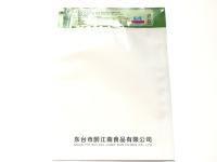 China Biodegradable Kraft Eco Three Side Heat Seal Bag Tea Packaging Customized for sale