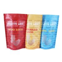 China Digital Print Plastic Stand Up Pouch Chocolate Candy Packaging With Zipper for sale