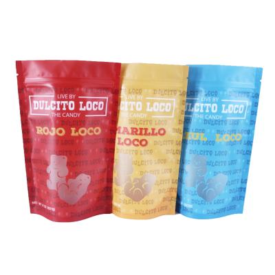 China Digital Print Plastic Stand Up Pouch Chocolate Candy Packaging With Zipper for sale