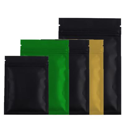 China Printed Aluminum Foil Stand Up Packaging Bag Flat Bottom Pouch With Zipper for sale