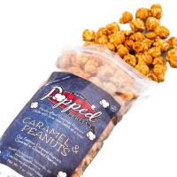 China Popcorn Packaging Stand Up Zipper Pouch Resealable With Clear Window for sale