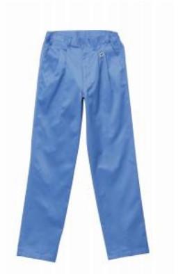 China Polyester 65% Cotton 35% Light Blue Pants for sale