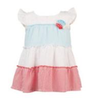 China Plain Woven Cotton 100% Sleeveless Summer Girl Dress for sale