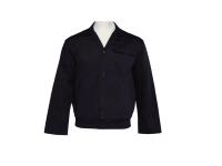 China Flame Retardant Twill 3/1 Lapels Front Chest Navy Work Uniform for sale