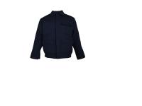 China CVC 55/45 245G Quilted Workwear Navy Work Jacket With Three Flap Pockets for sale