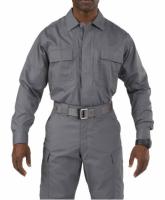 China 260G Flame Retardant Work Clothes 100% Cotton Twill 2/1 Men Long Sleeve Shirt for sale