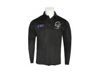 China 100% Polyester Men Long Sleeves Shirt With Embroidery Lapel Collar for sale