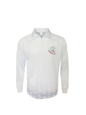 China 180GSM 100% Polyester Long Sleeve Men T-SHIRT & POLO Sublimation Printing Gradient Color Pattern for sale