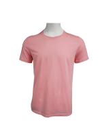 China 180GSM Pink Crew Neck Jersey T-SHIRT & POLO 100% Cotton for sale