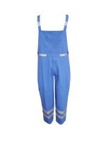 China 330g 100% Cotton Fire Retardant Bib Overalls Working Pants With Reflective Straps for sale