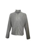 China 240 GSM 100% Polyester Polar Fleece Grey Men Fall And Winter Jacket for sale