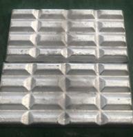 China Silver Gray Clavate Alloy Material  AlZr60 Aluminum Zirconium Alloy Zr55-65% for sale