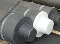China High Power Graphite Electrode And Nipple 200~400mm Graphite Electrode Nipple for sale