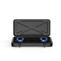 China 2-Burner Gas Stove Iron Material Household Cooker with 60% Humidity Storage Rating and Custom Logo Options for sale