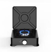China ECO-GS6051 Portable Single Burner Gas Cooktop with 0.5mm Plastic Coated Iron and Optional LPG/NG Nozzles for sale