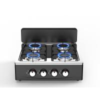 China Portable 4-Burner Stainless Steel Gas Stove with Wind Deflector - Custom Logo & Assembly Options for Outdoor Cooking for sale