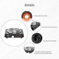 China Portable Single Burner Electric Stove 1000W Spiral Coil Hot Plate Kitchen Stove 220-240V for sale