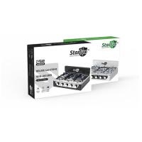 China Commercial 5 Burner LPG Gas Stove ECO-GS6015HB with 0.5mm Stainless Steel Plate and 3000pcs Monthly Capacity for sale