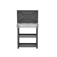 China Free Standing 5-Burner Gas Stove with Cast Iron Construction - 0.5mm SS Plate & 660mm Carton for sale