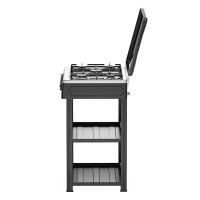 China Free Standing 5-Burner Gas Stove with Cast Iron Construction - 0.5mm SS Plate & 660mm Carton for sale