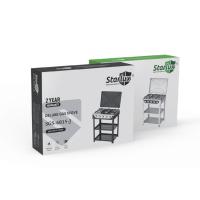 China Free Standing 5-Burner Gas Stove with Cast Iron Construction - 0.5mm SS Plate & 660mm Carton for sale