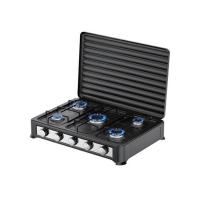 China ECO-GS6055B High Power 5-Burner Gas Stove with 0.6mm Coated Iron Plate and 3000pcs Monthly Capacity for sale