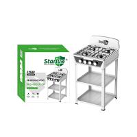 China ECO-GS6024H-J 4 Burner Gas Stove Table Top Stainless Steel 0.45mm with 3000pcs Monthly Capacity for sale