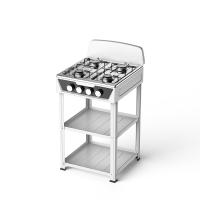 China ECO-GS6024H-J 4 Burner Gas Stove Table Top Stainless Steel 0.45mm with 3000pcs Monthly Capacity for sale